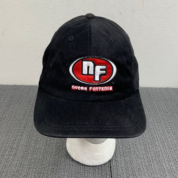Accessories | Vintage Nucor Fastener Snapback Hat Mens Adjustable Black ...